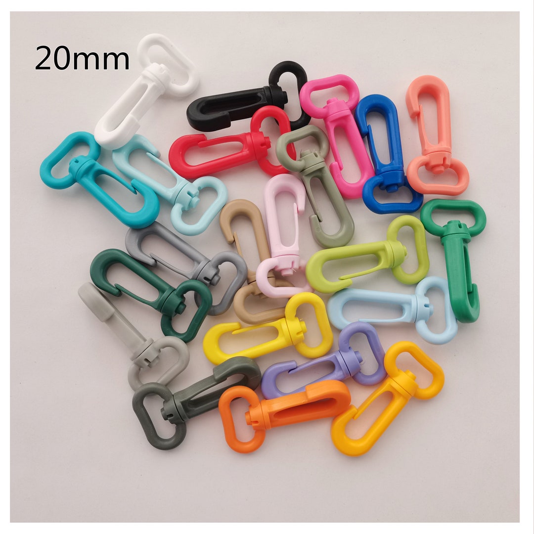 20mm Plastic Swivel Snap Hook Clip, Push Gate Swivel Hook, Swivel ...
