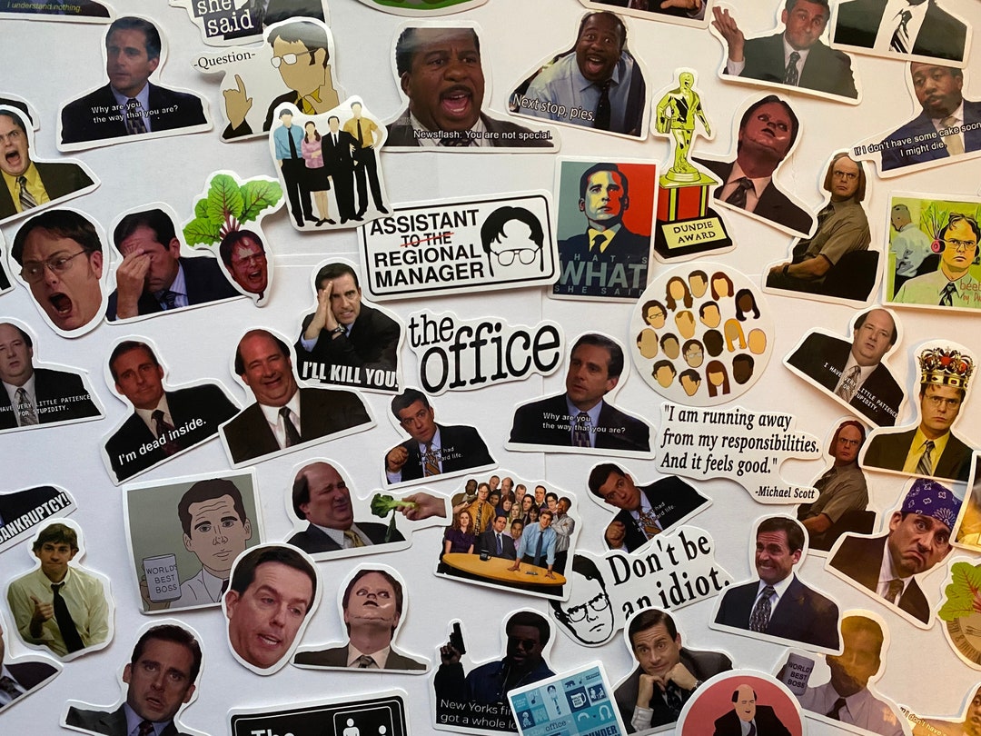 5-100 Pc the Office Stickers Hilarious the Office Stickers for Water ...