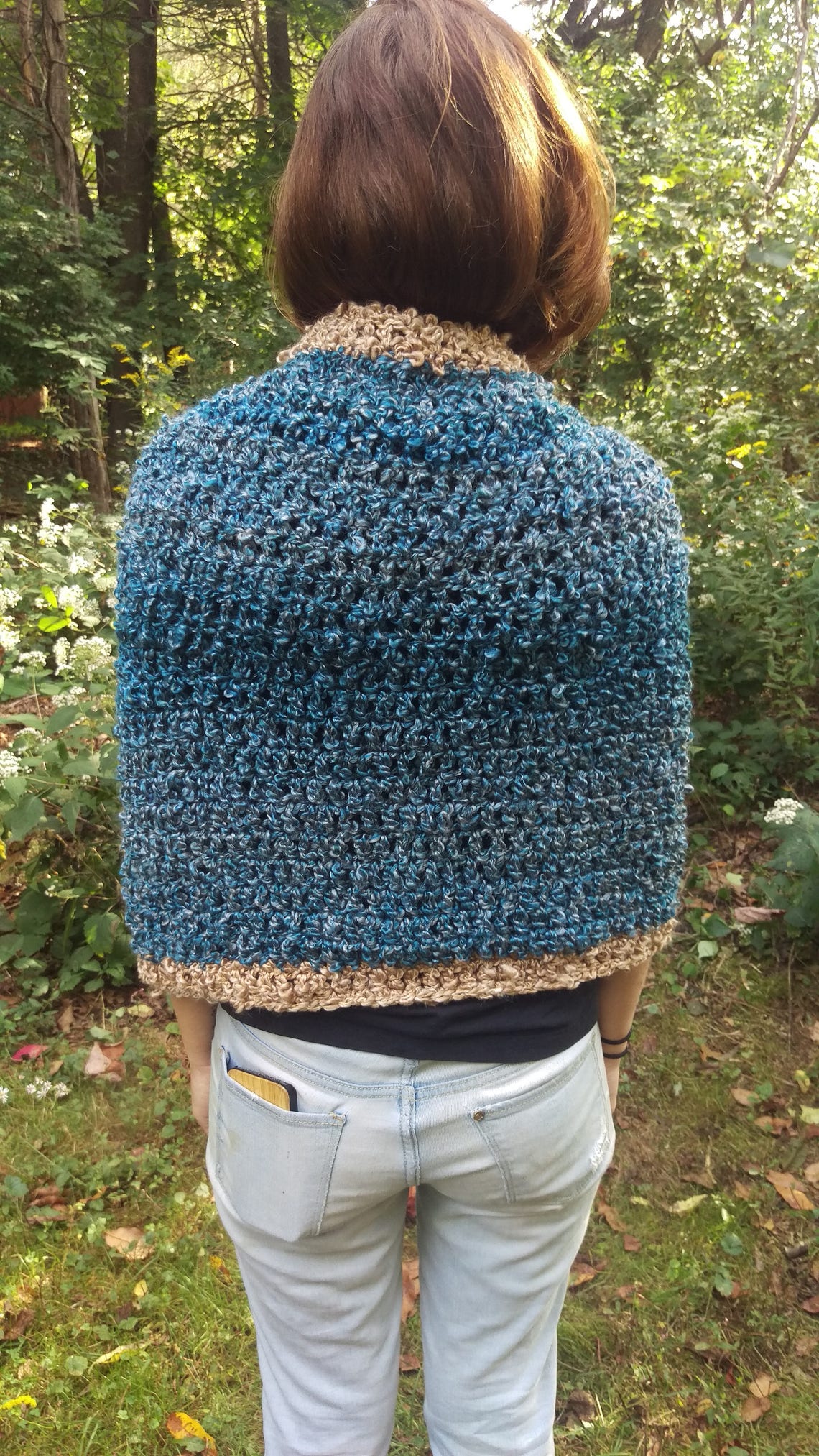 Crocheted "ocean Waves" Mobius Shawl - Etsy