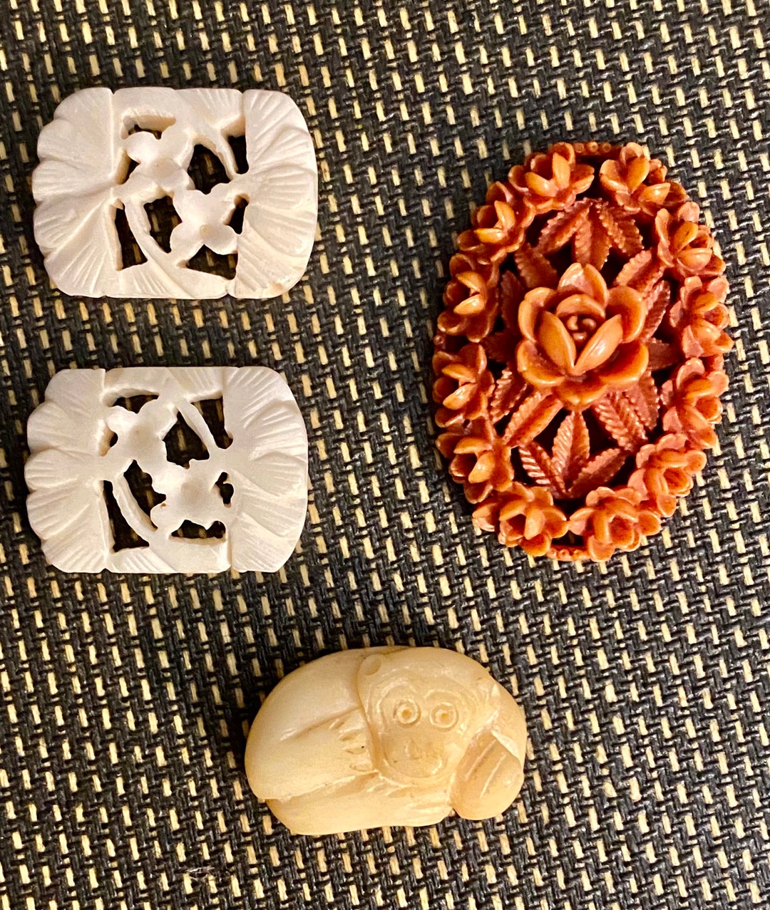 Carved Asian Beads & Embellishments - Etsy