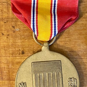 Vintage Military Medal Pin National Defense - Etsy