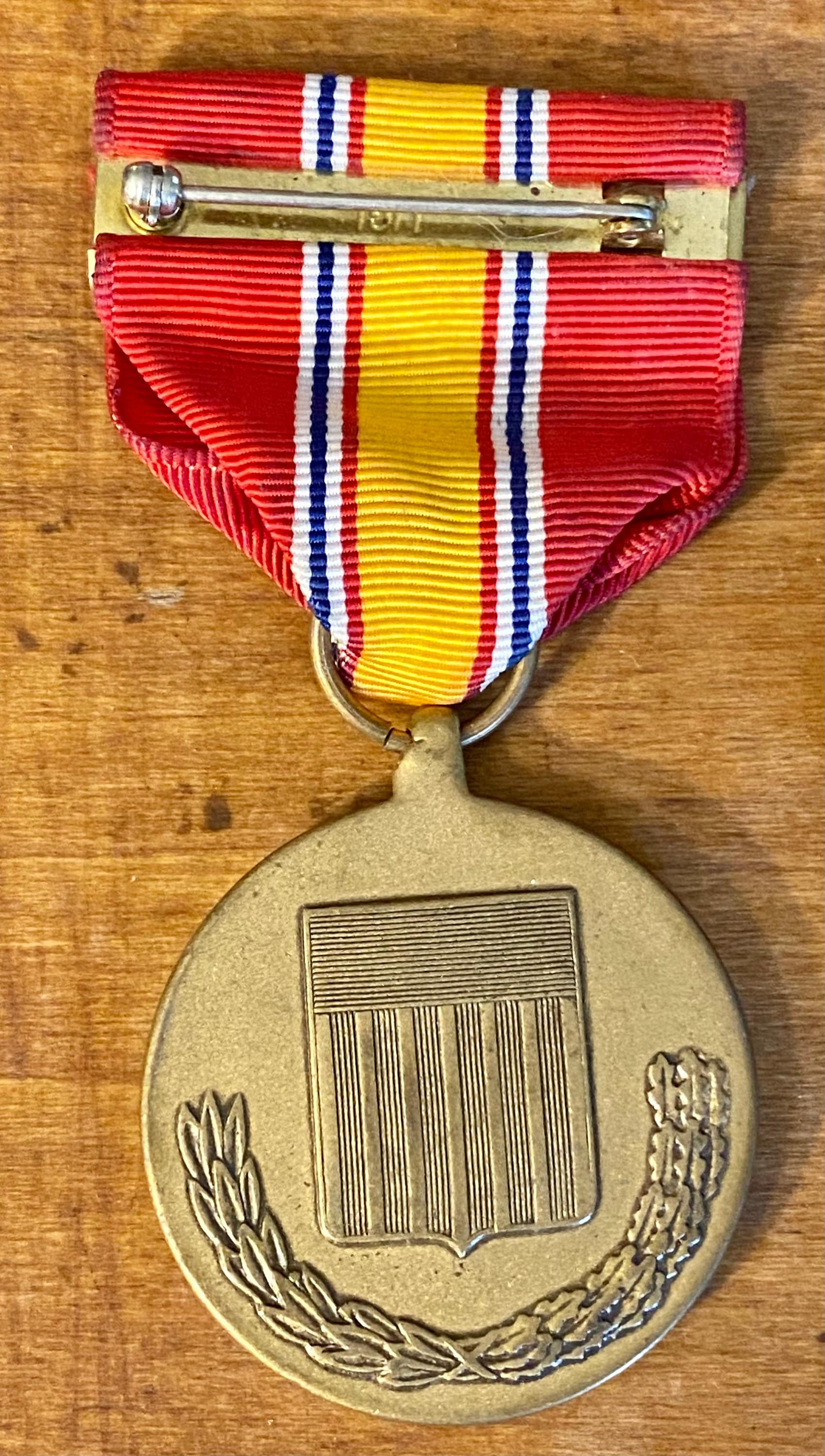 Vintage Military Medal Pin National Defense - Etsy