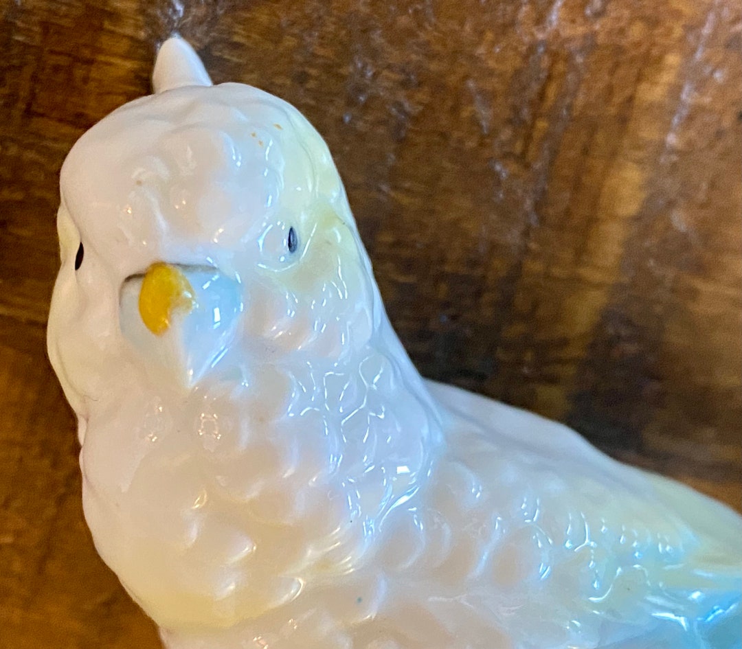 Fun Ceramic Cockatiel. Clip on Bottom 4 - Etsy