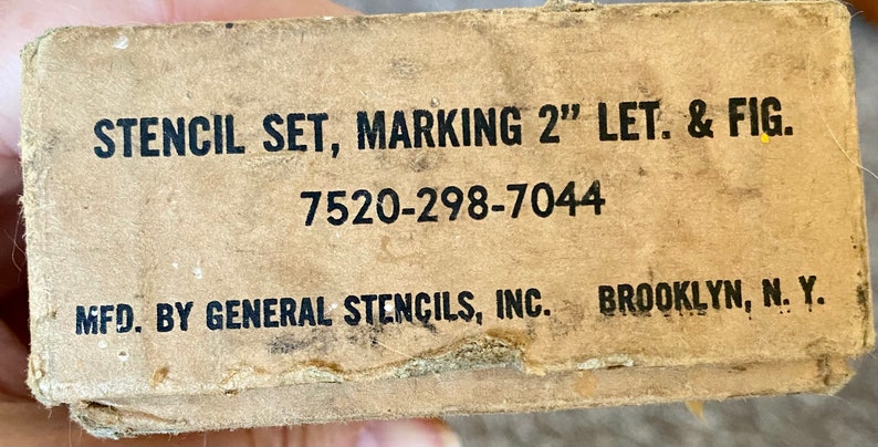 Vintage Brass Stencils Alphabet and Number Set 4” Mixed Media Art - Etsy