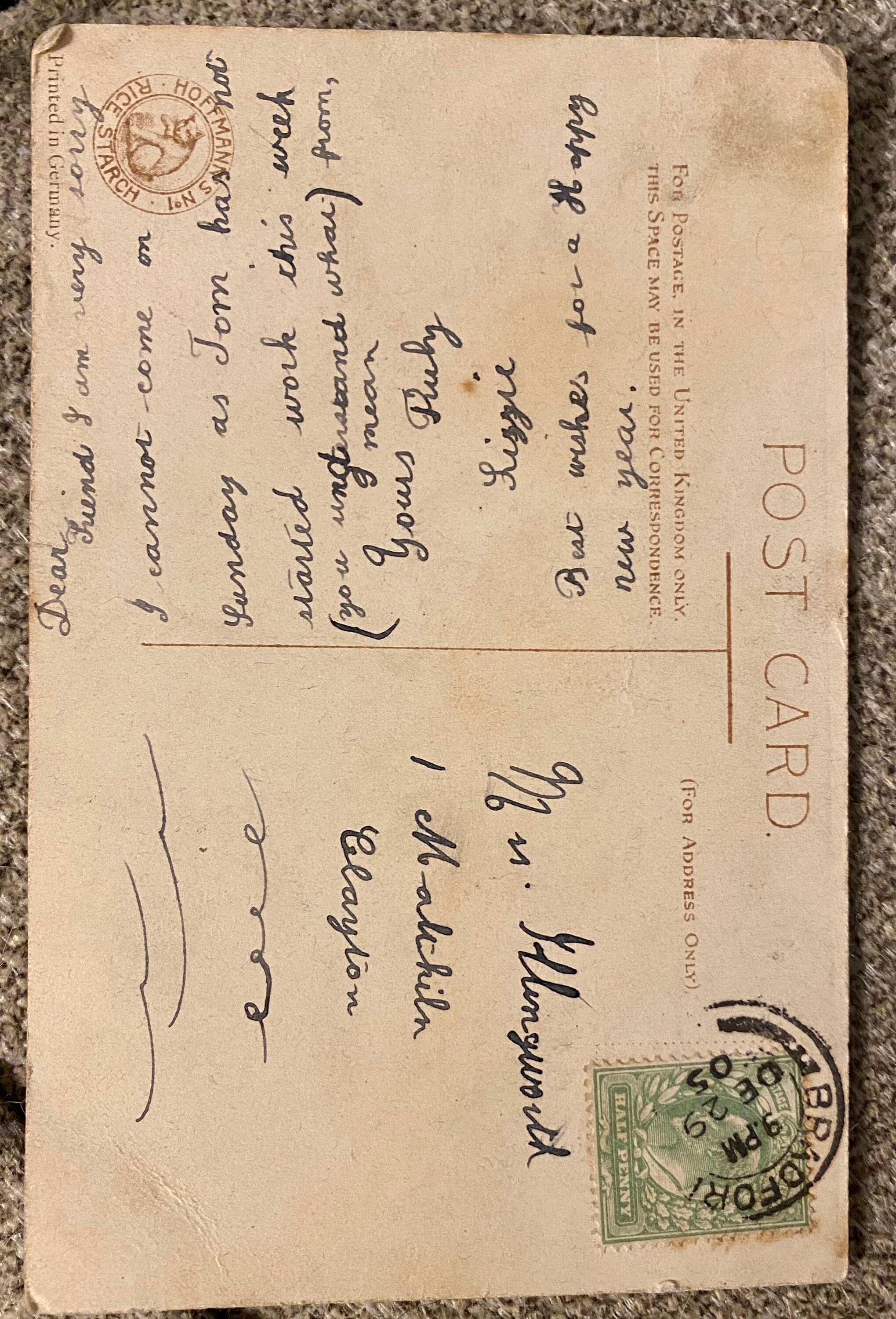 Antique Victorian Postcard 1905. Artist Daniel Merlin. Kitten Cat Cats ...