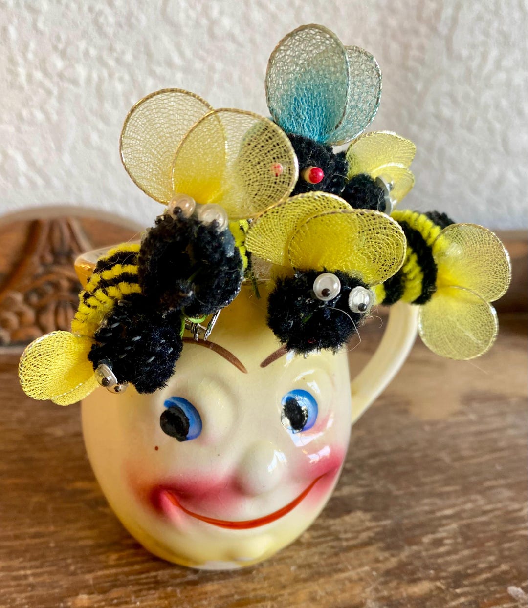 6 Chenille Millinery Bees - Etsy