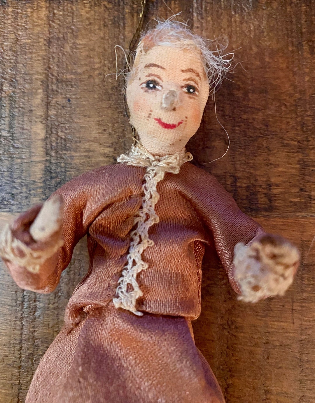 Vintage Ornament Handmade Thank You Doll - Etsy