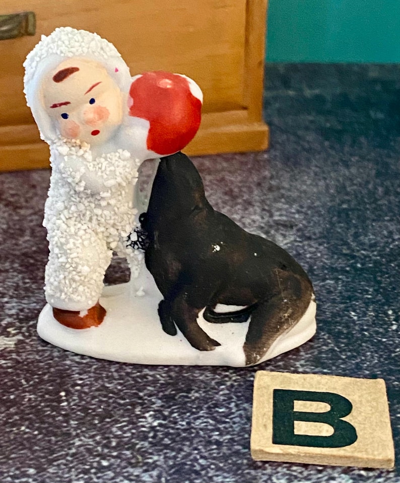 Vintage/antique Snow Babies, Santa, Polar Bear, Igloo Snowbaby ...