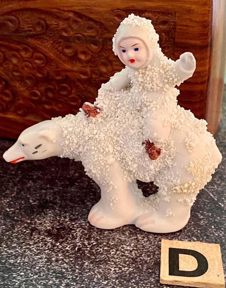Vintage/antique Snow Babies, Santa, Polar Bear, Igloo Snowbaby ...