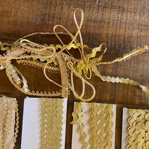 Beautiful, Gold, Silver and Colored Metallic Rick Rack. A Few Are ...