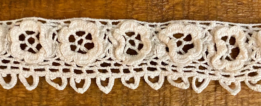 Vintage Cream Irish Lace Trim - Etsy