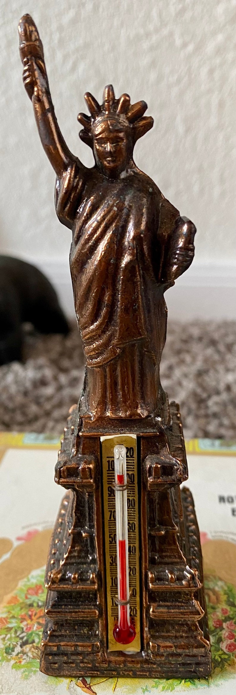 Souvenir Statue of Liberty Thermometer Metal - Etsy