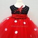 Mickey Mouse Birthday Dress, Red Mickey Mouse Outfit, 1st Birthday Tutu ...