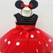 Mickey Mouse Birthday Dress, Red Mickey Mouse Outfit, 1st Birthday Tutu ...