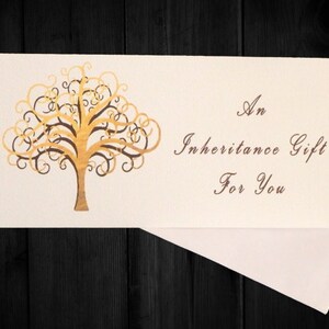 Inheritance Gift Card, Inheritance Gift Envelope, - Etsy