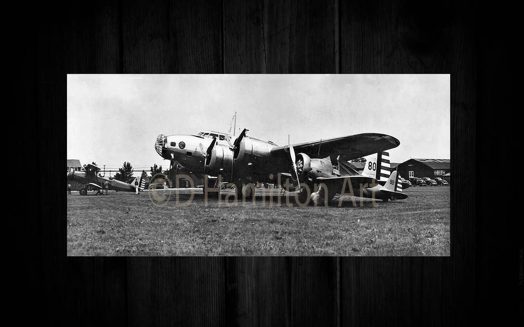Airplane, Wheeler Army Air Field, Honolulu 1934, Aircraft B-17 Bomber ...
