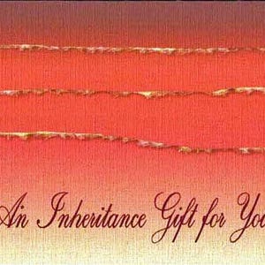 Inheritance Gift Card, Inheritance Gift Envelope, - Etsy