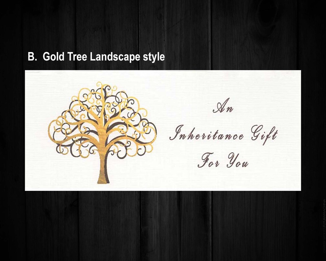 Inheritance Gift Card, Inheritance Gift Envelope, - Etsy Canada