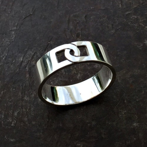 Men Silver Ring Infinity Man Ring Men Eternity Ring - Etsy Israel