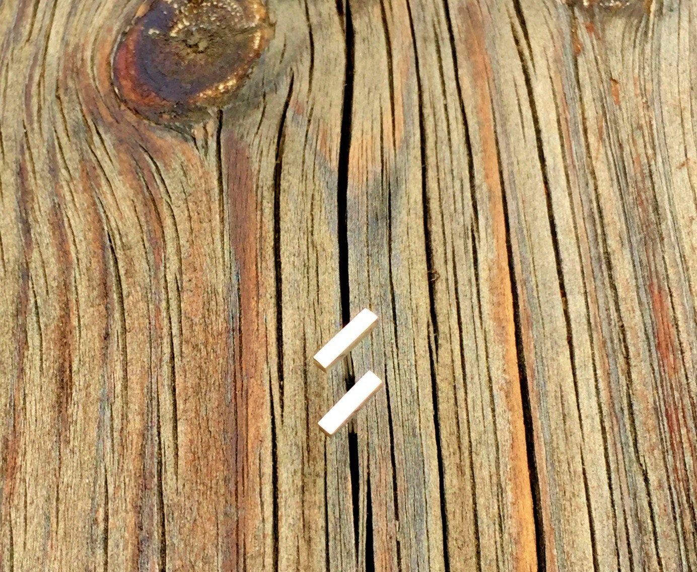 Men's Earrings, Bar Stud Earrings, Minimal Earrings, Sterling Silver ...