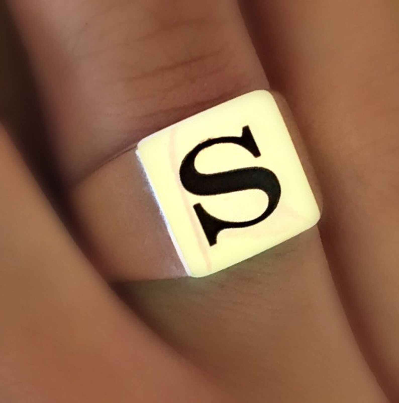 Sterling Silver Signet Ring Personalized Unisex Ring Lovers | Etsy
