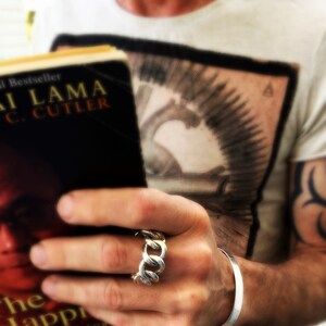 Men's Jewelry, Heavy Metal Ring, Chunky Chain Ring, Bikers Ring, 925 ...