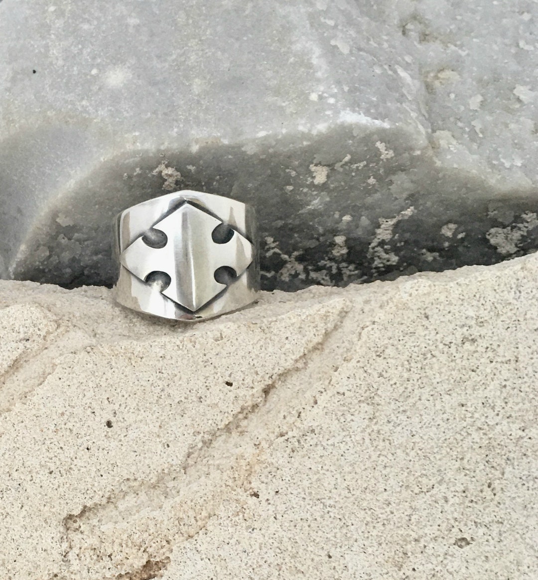 Men's Ring, 925 Sterling Silver Men's Rings, Cross Ring, Male Ring ...