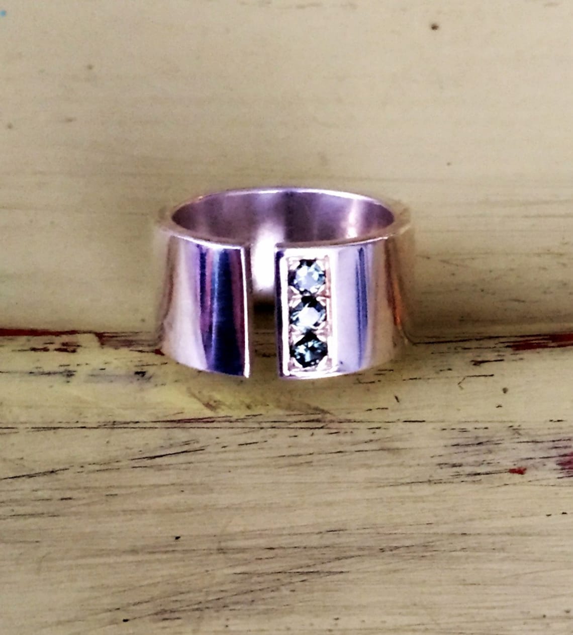 STERLING SILVER Men Ring Solid 925. Modern Mens Ring. Sterling Silver ...