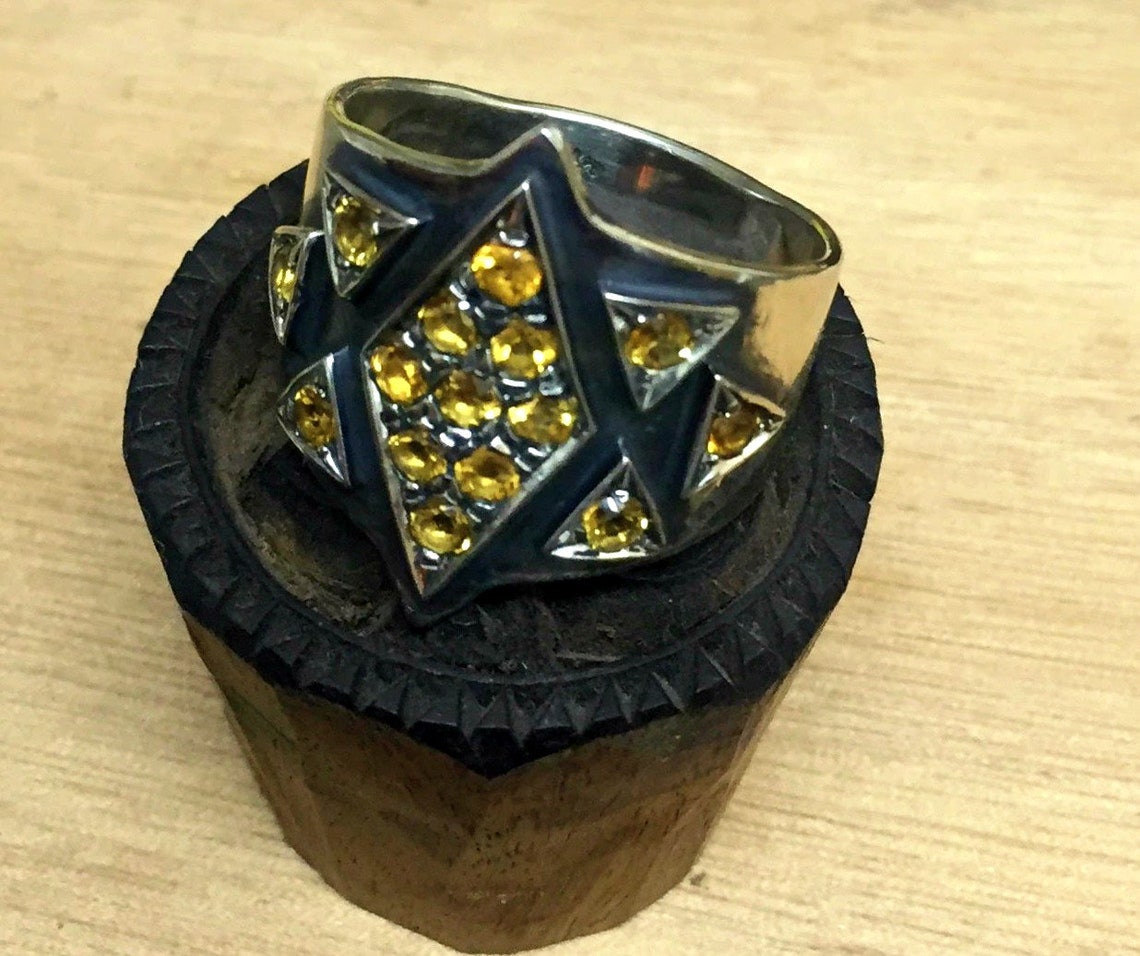 Big Ring for Men Men Silver Ring. Silver Men Ring With - Etsy Israel