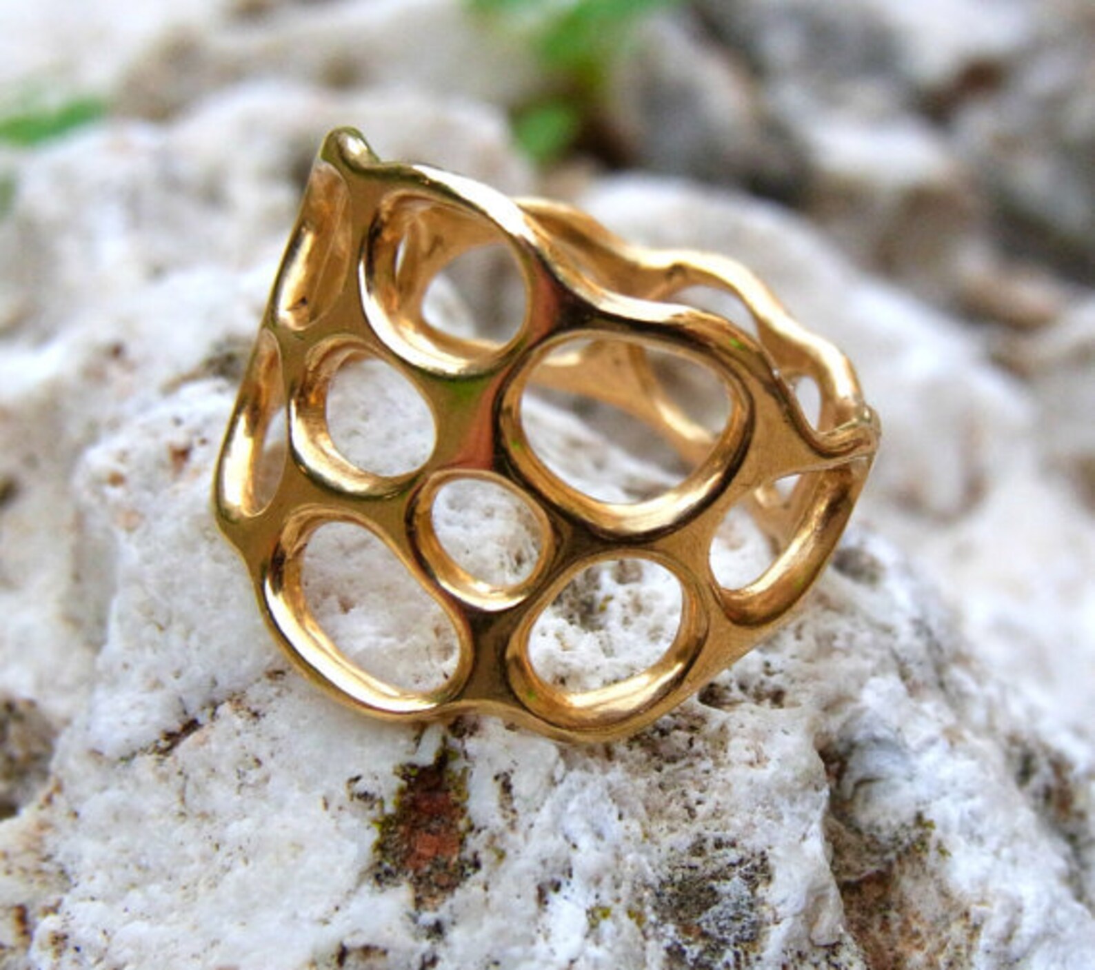 Statement rings for women Urban ring Thumb ring beach | Etsy