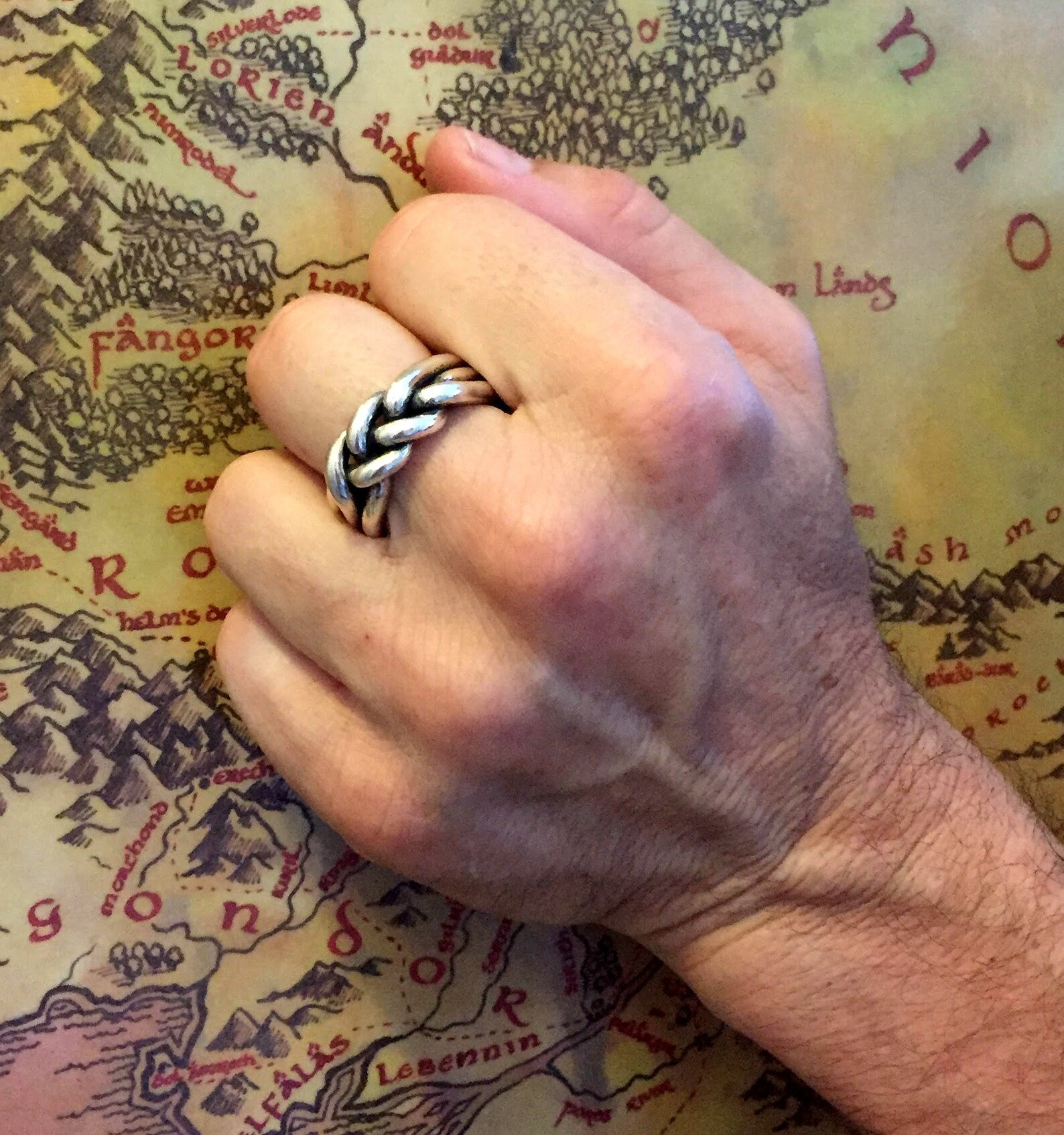 Statement men's ring Heavy ring Men silver ring Male | Etsy