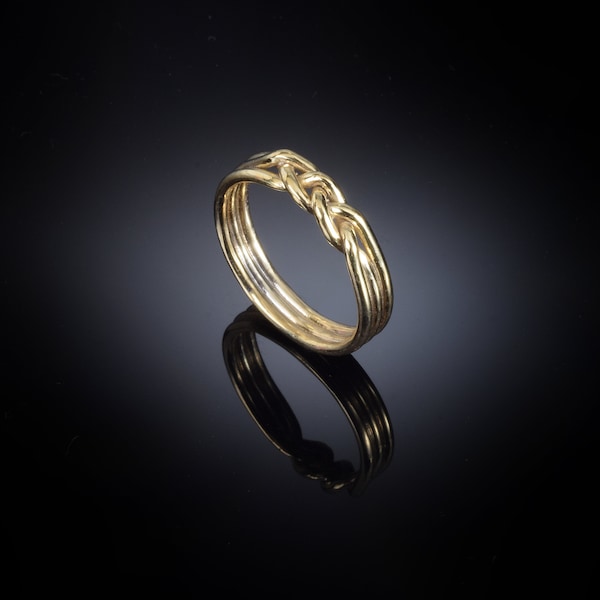 Braided Gold Ring - Etsy