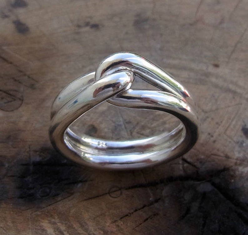 Men silver Ring Infinity man ring Men eternity ring | Etsy