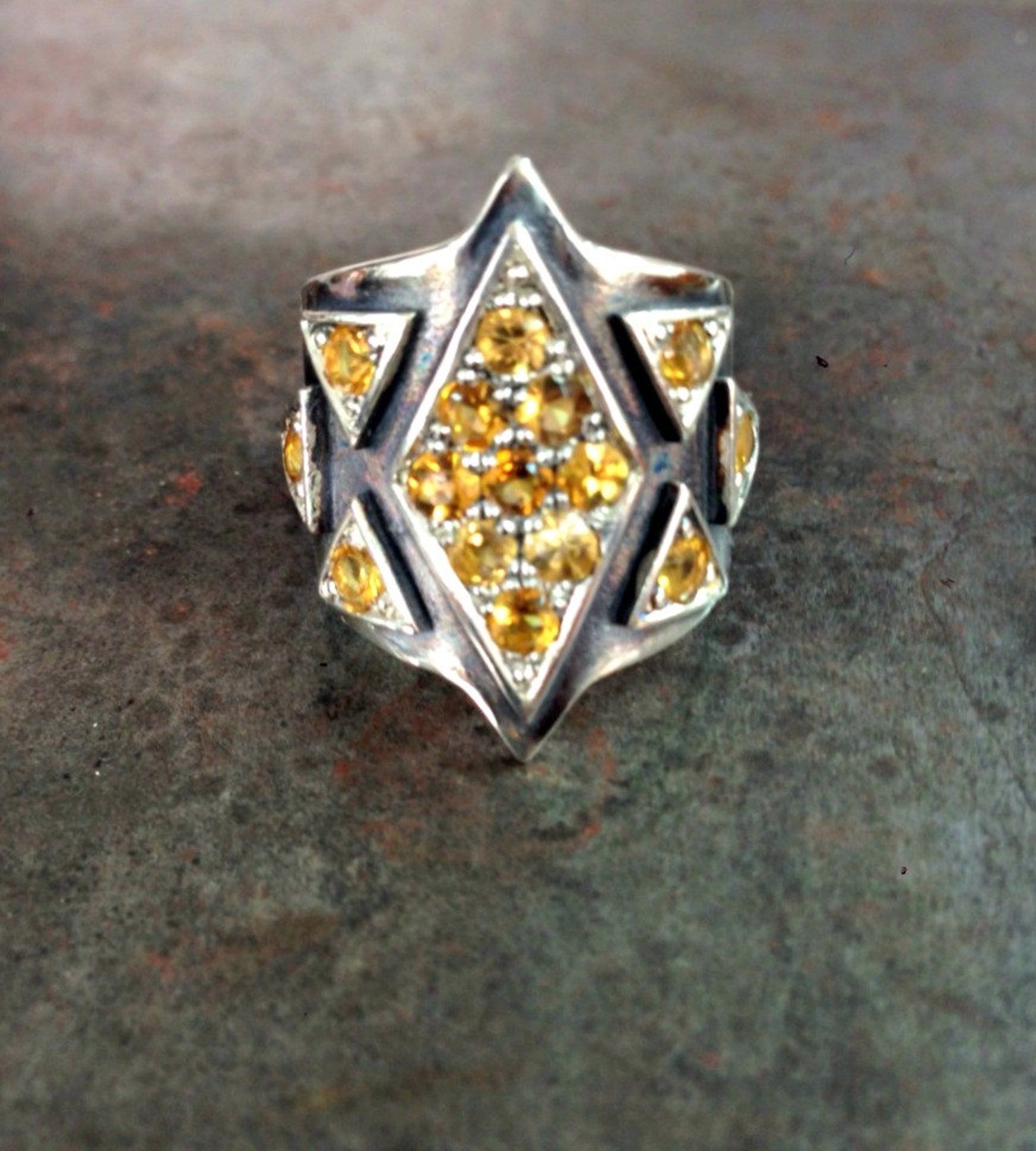 Big Ring for Men Men Silver Ring. Silver Men Ring With | Etsy