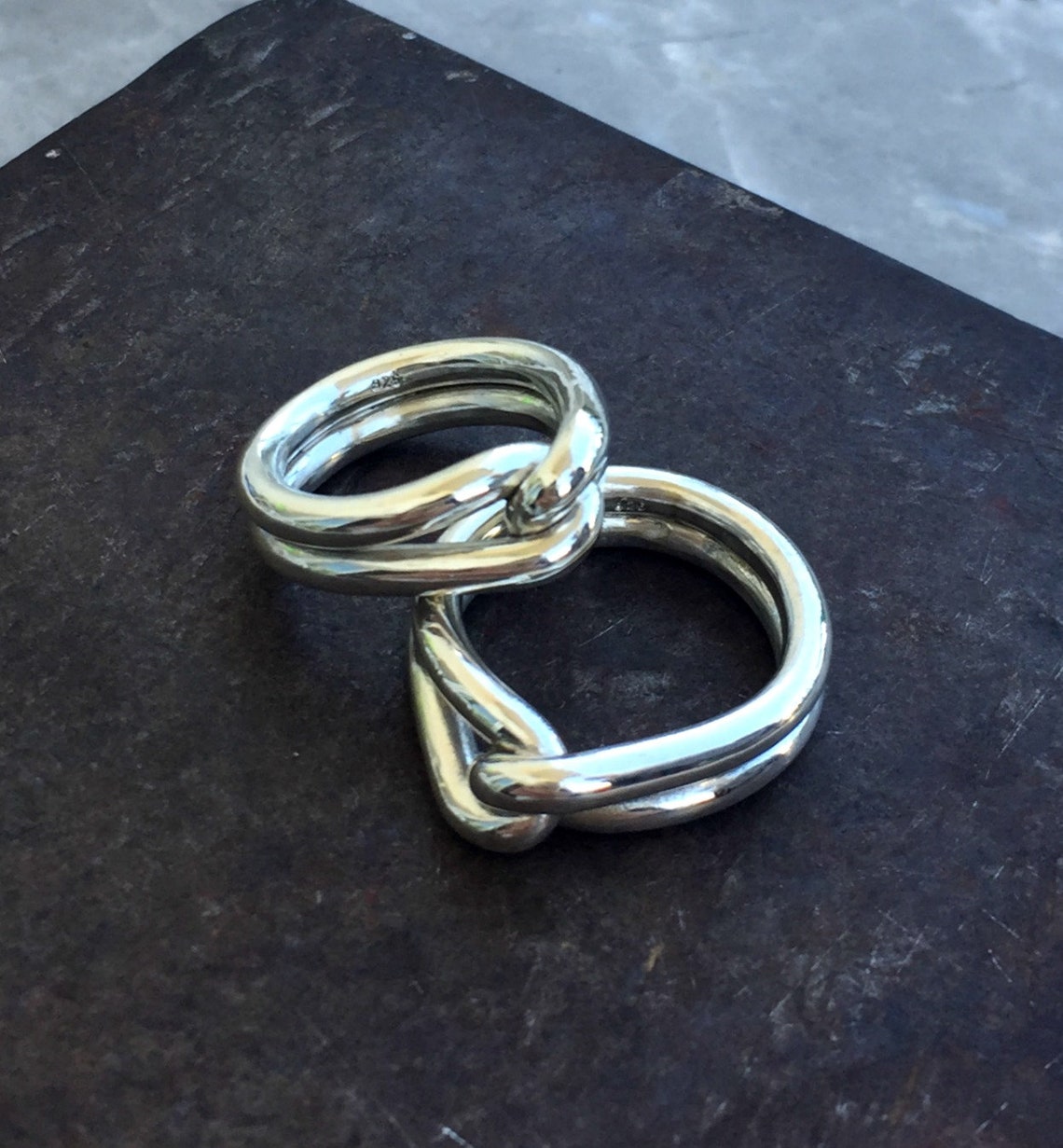 Sterling Silver Solid 925 Men's Ring, Men Silver Ring, Infinity Ring ...