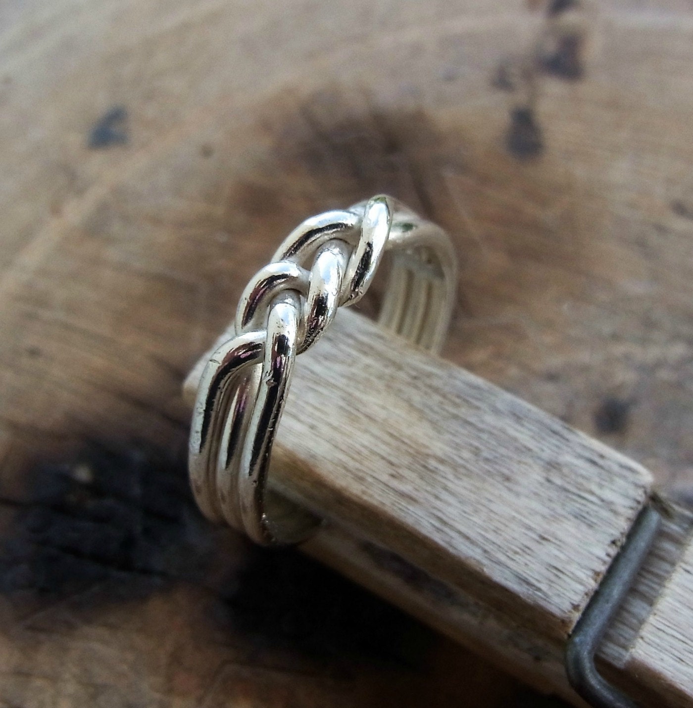 Minimalist Ring Braided Silver Ring Braided Ring Braided | Etsy