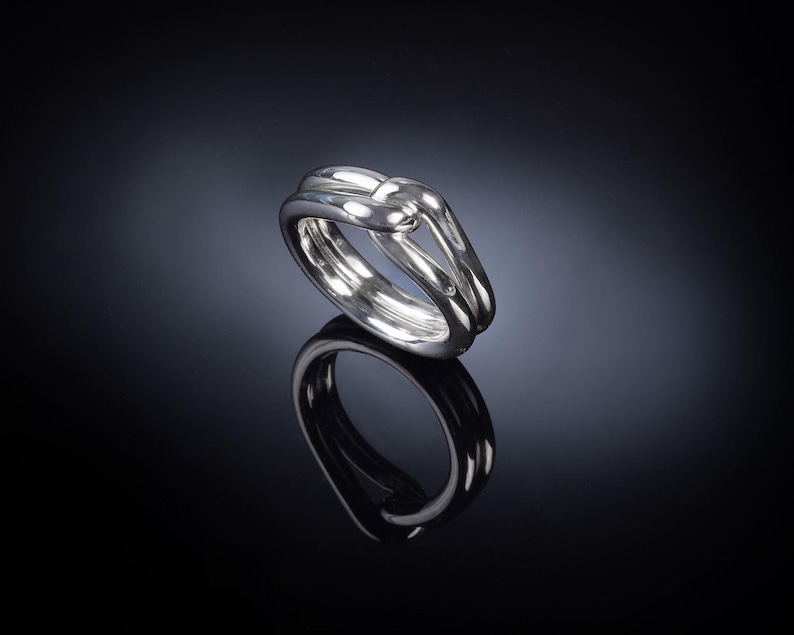 Men Silver Ring Infinity Man Ring Men Eternity Ring - Etsy