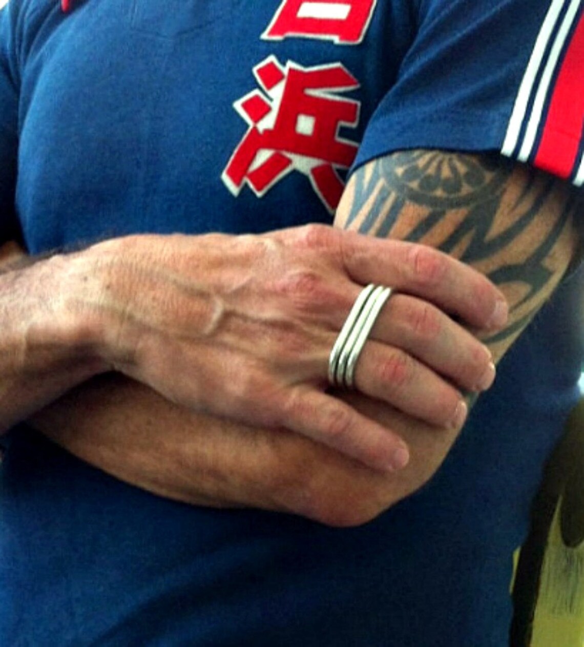 Two-finger Rings Double Ring Statement Ring Sterling Silver - Etsy