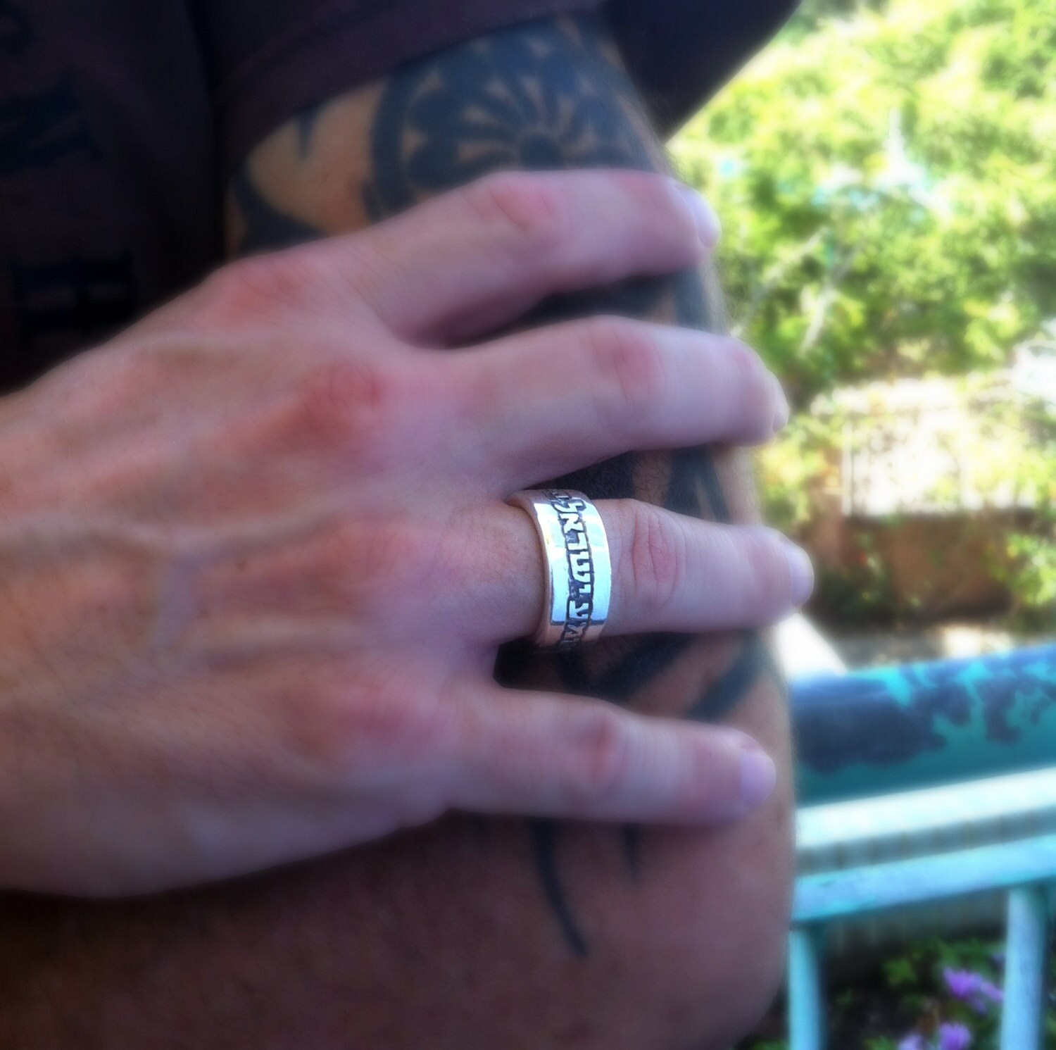 Men Ring With Stones Men's Alternative Wedding Band the - Etsy