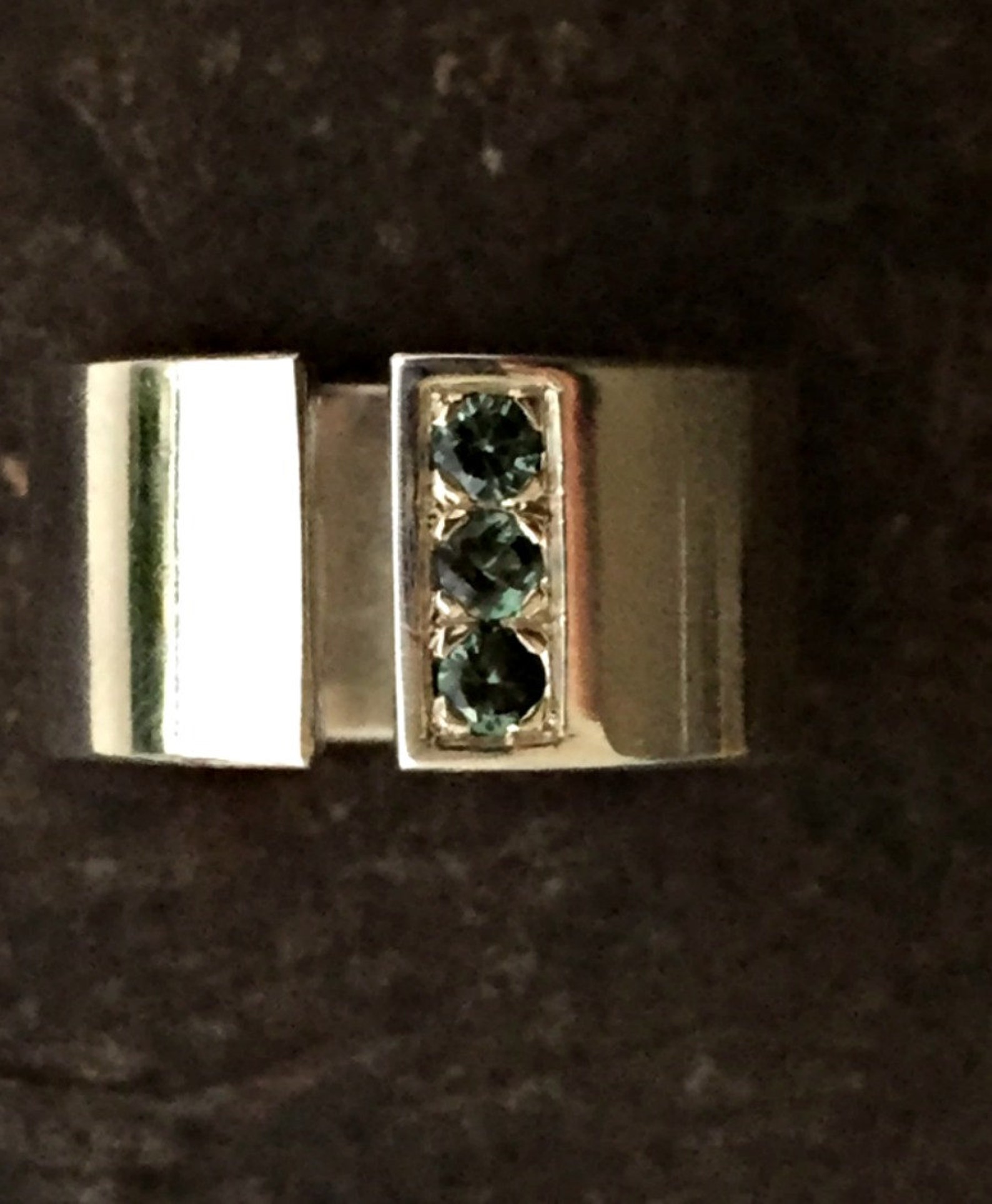 STERLING SILVER Men Ring Solid 925. Modern Mens Ring. Sterling Silver ...