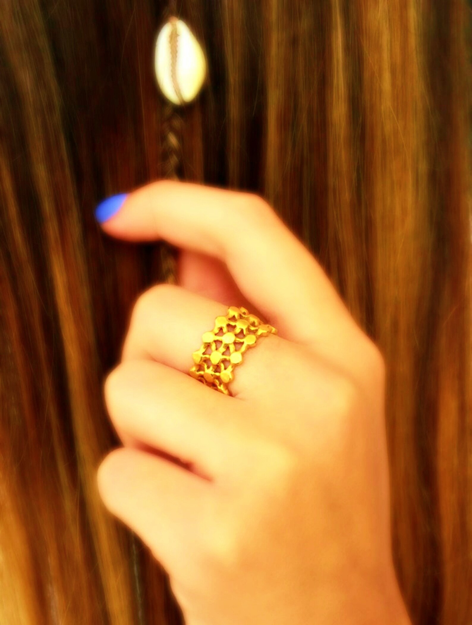 Women's Gold Ring, Wide 14 Karat Gold Plated Band Ring, Wedding Ring ...