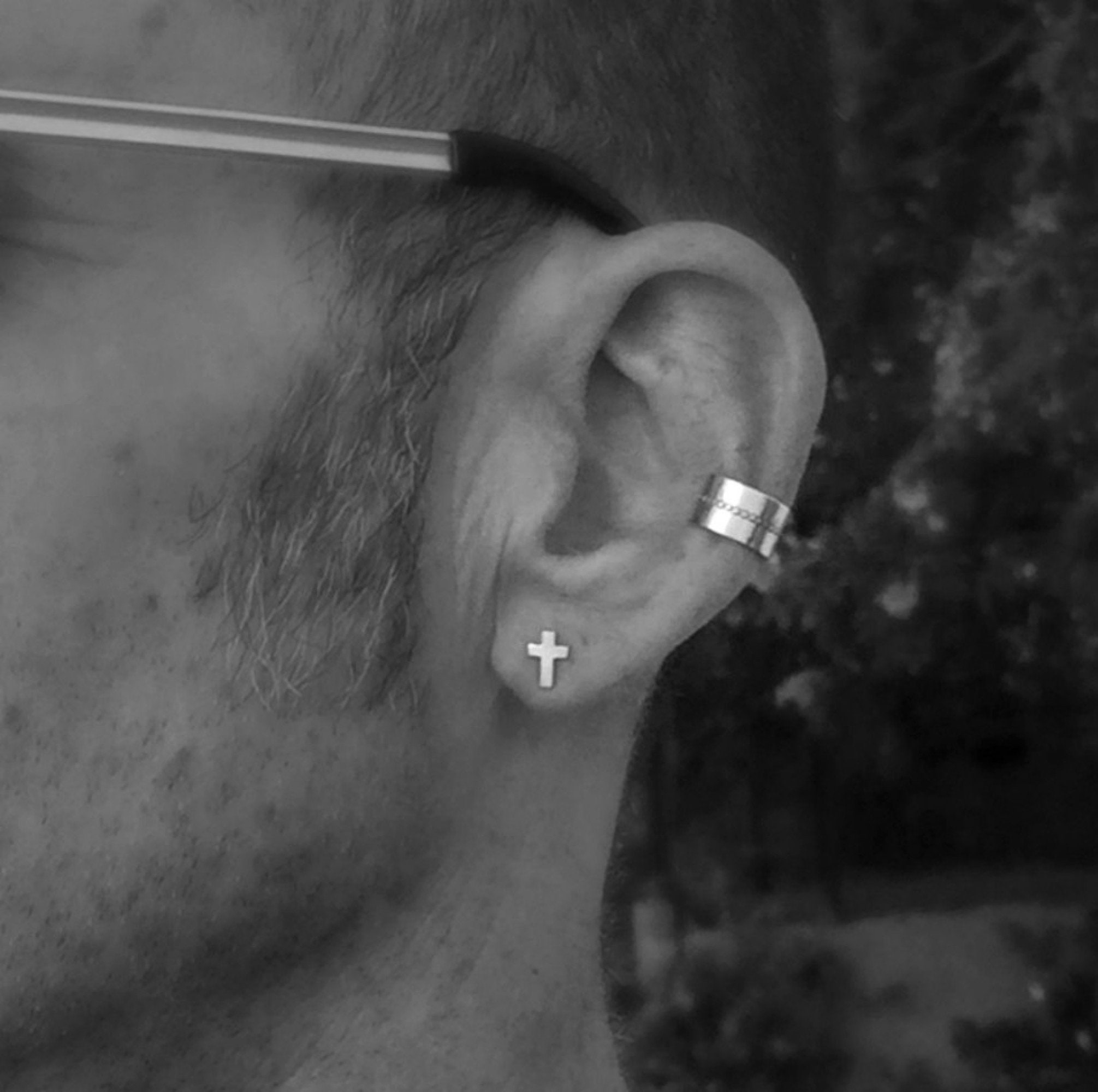 Ear Cuff Non Pierced, Men's Silver Ear Cuff, Ear Cuff Clip, Bohemian ...