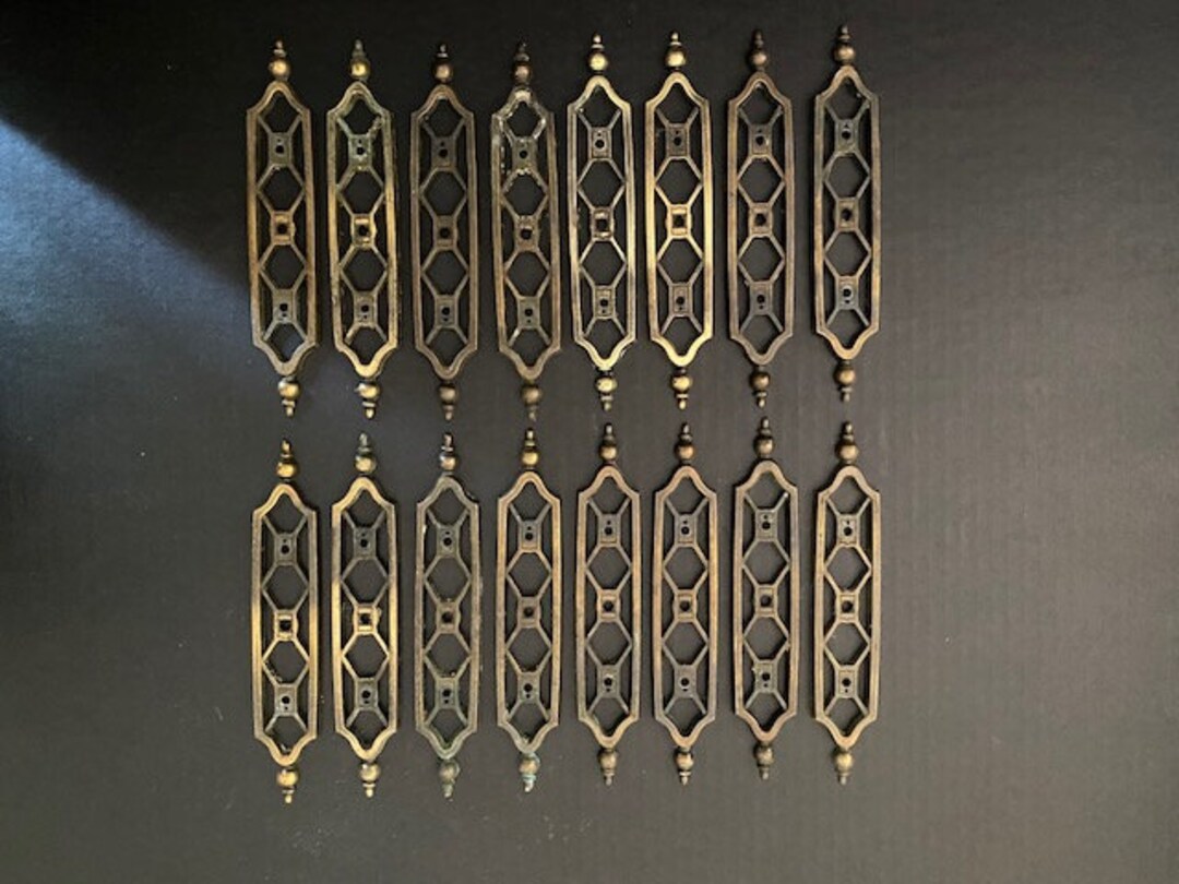 16 Back Plates, Back Plates for Handles, Back Plates for Knobs, Brass ...