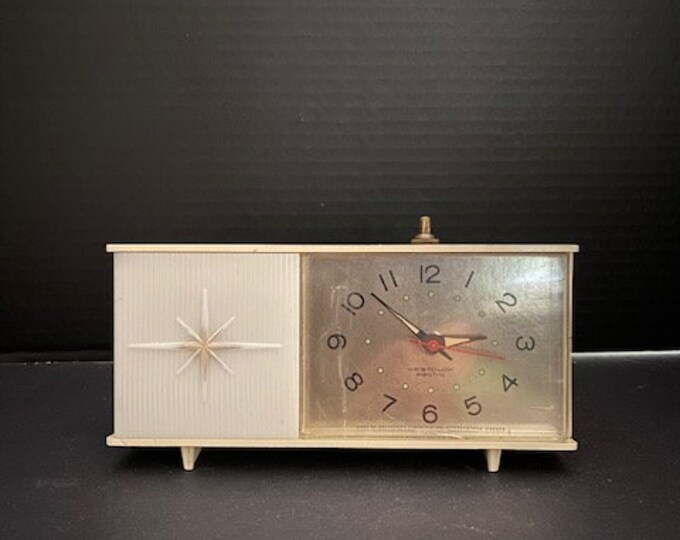 Vintage Clock, Moonbeam Clock, Moon Beam Clock, Clock, Alarm Clock ...