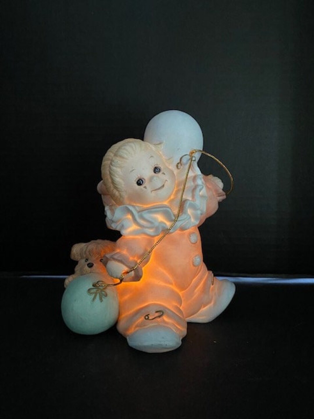 Lamp, Figural Lamp, Night Light, Table Lamp, Porcelain a Lamp ...