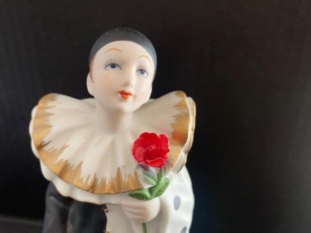 Vintage Pierrot,musical Pierrot, Vintage Music Box, Pantomime, Pierrot ...