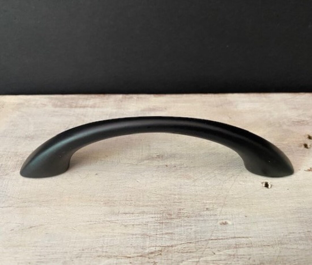 19 NOS Black Mat Handles Flat Black Handles Black Pull - Etsy