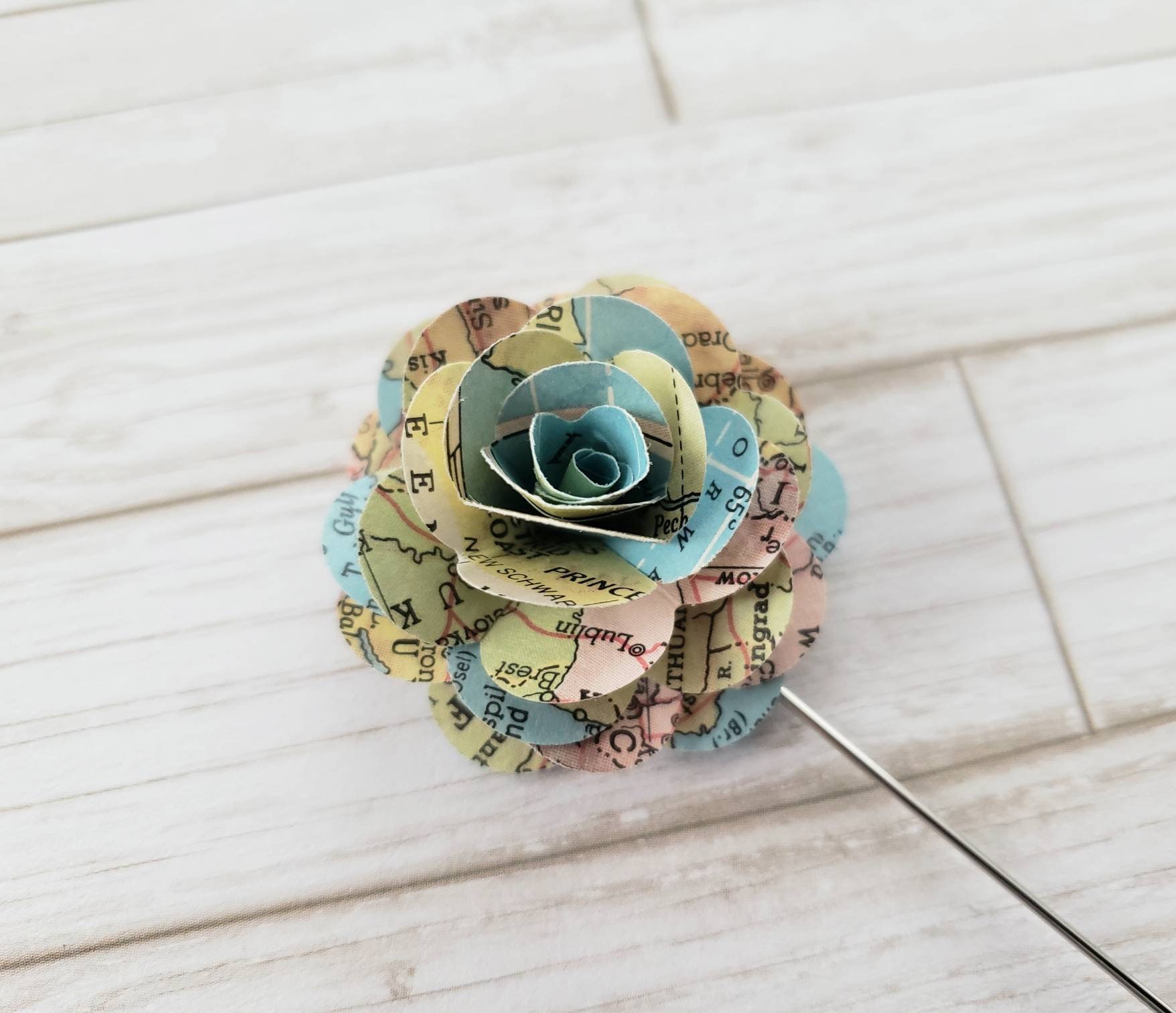 Vintage Map Lapel Pins Wedding Pins Boutonniere - Etsy