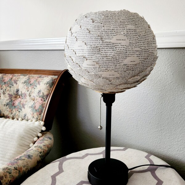 Book Lamp - Etsy