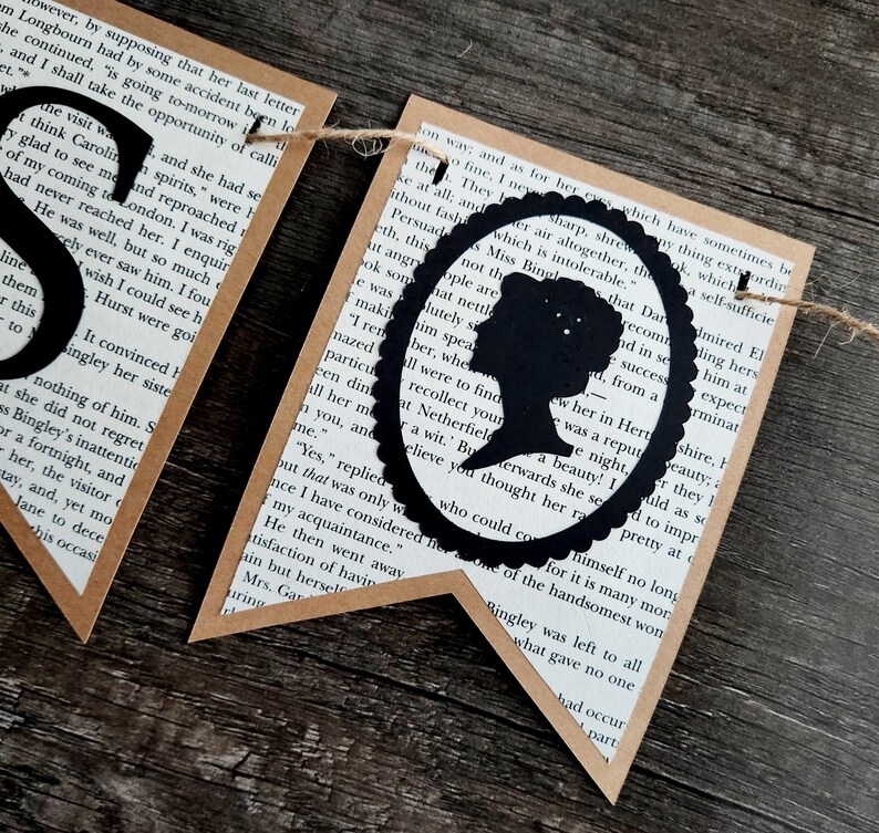 Pride and Prejudice by Jane Austen Book Lovers Banner Fully ...